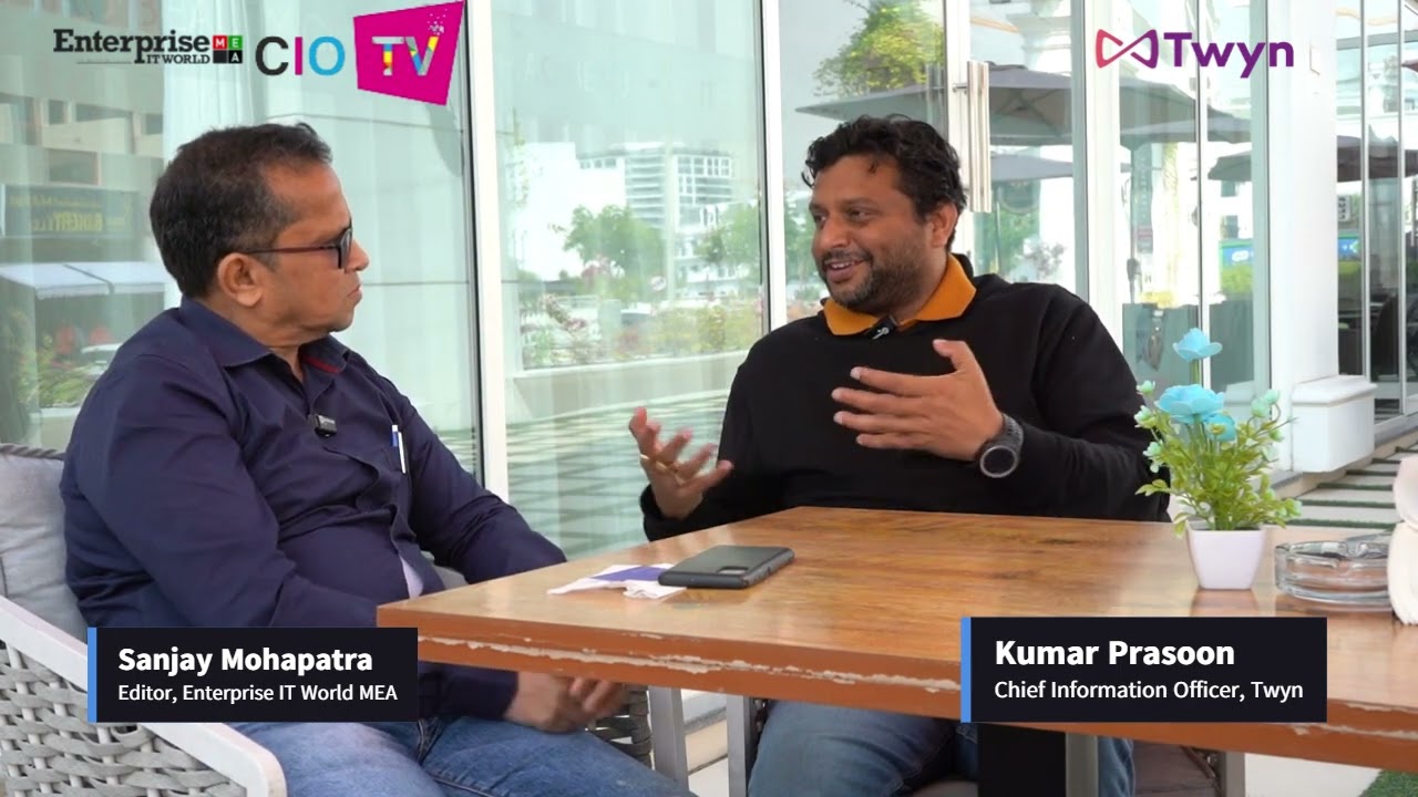 Kumar Prasoon, CIO, Twyn is speaking to Sanjay Mohapatra of Enterprise IT World MEA - CIO TV
